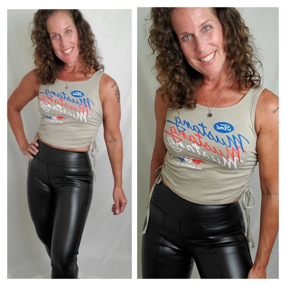 Ford | Tops | Ford Mustang Retro Vintage Style Tank Top | Poshmark